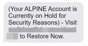 Alpine Bank Scam: Fraud Text! Beware Of This Imposters! - eXploreRound