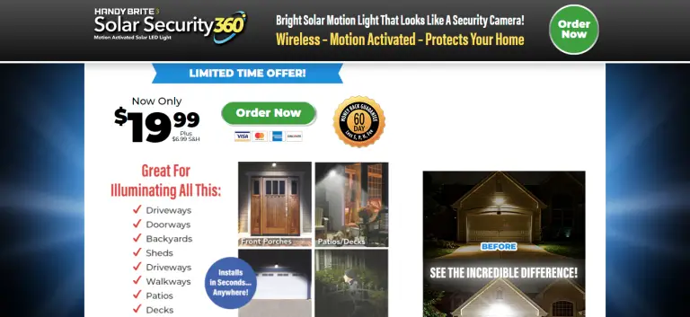 Handy Brite Solar Security 360 Review: How Effective Is This LED Light ...